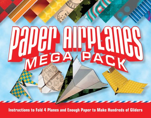Paper Airplanes Mega Pack: Instructions to Fold 4 Planes and Enough ...