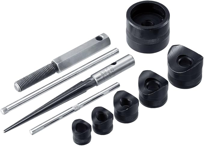 Amazon | ホーザン(HOZAN) パンチャー 片手で楽に穴あけ (アルミ板)板厚1.8mm以下 (鉄板)板厚 0.8mm以下 専用ケース付 K-83 | ドリルビットセット