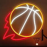 Basketball Neon Sign, 12.6×12.6 Inch Basketball Led Neon Light ...