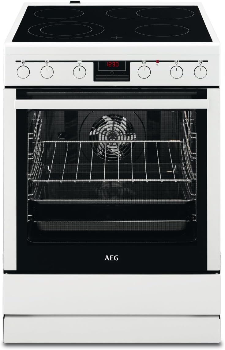 AEG 47056VS-WN Freistehender Elektroherd / 60 cm Backofen mit ...