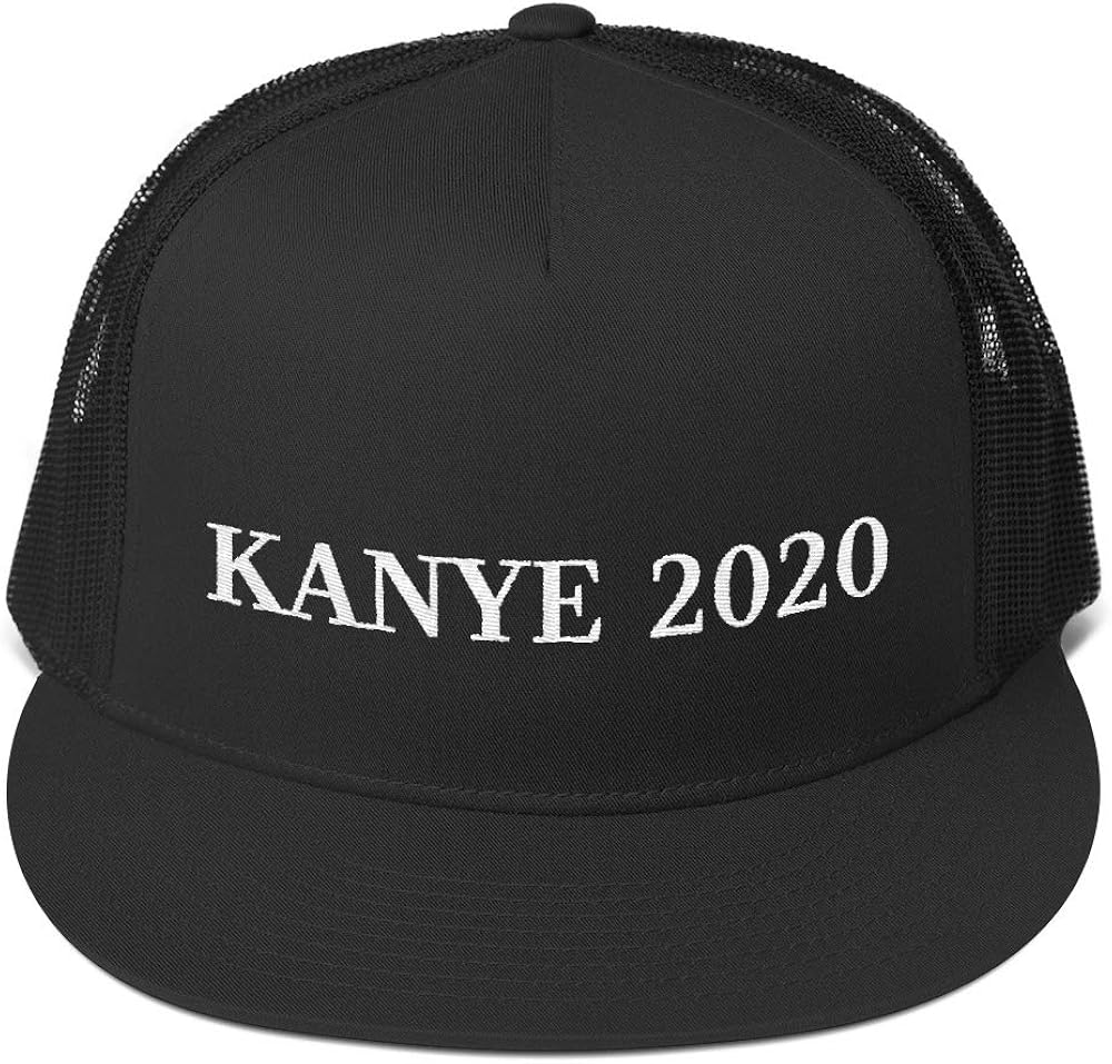 Hogue WS LLC Kanye 2020 Hat (Trucker Cap) Kanye West for President ...