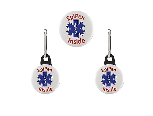 Secure ID Epi Pen Inside Buttons, Life Alert Buttons for Emergency ...