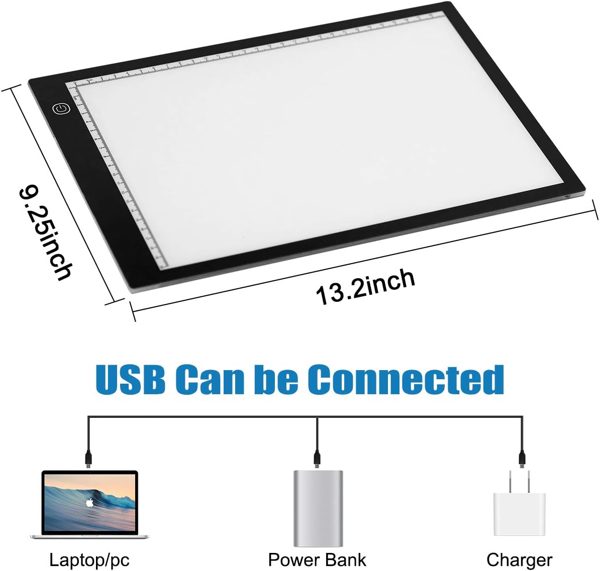 A4 Led Light Painting Pads,Portable LED Tracing Light Board,DIY ...