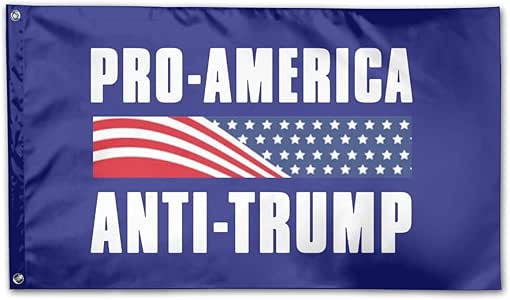 Amazon.com : Pro-America Anti-Trump Outdoor Decorative Yard Flag Home ...