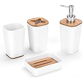 Amazon.com: KRALIX Diamond 4-Piece Bathroom Accessory Set, Includes ...