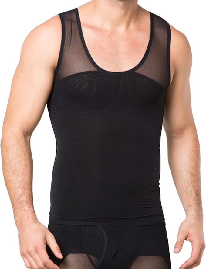 Amazon.com: Mens Body Lingerie Breathable Bodysuit Abdomen Fit Bodysuit ...