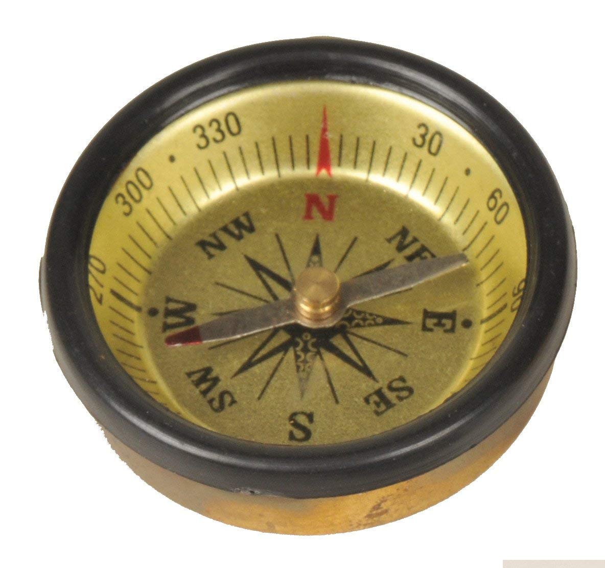 Amazon.com: Eisco Labs Small Pocket Compass - Brass - 45mm Diameter ...