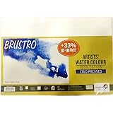 Brustro Artists Watercolour Paper, A3 Size, 25% Cotton, 300 GSM, 9 + 3 ...