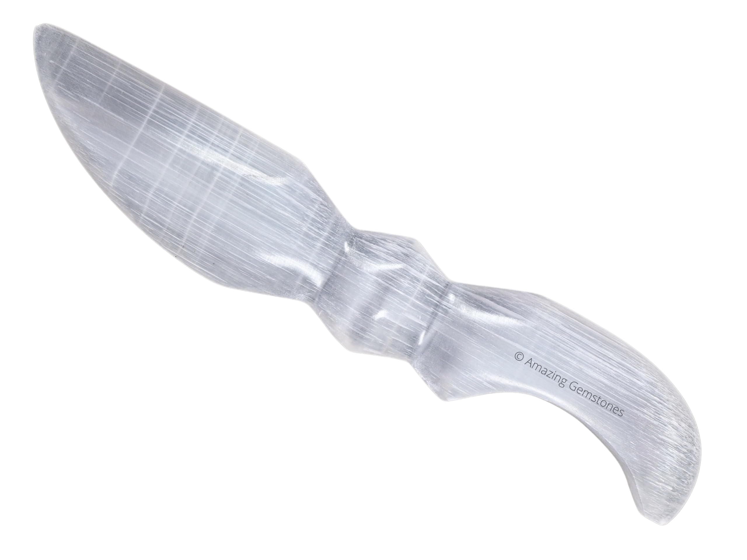 Selenite Crystal Knife - 7 to 8 Inches Handcrafted Crystal Sword for ...