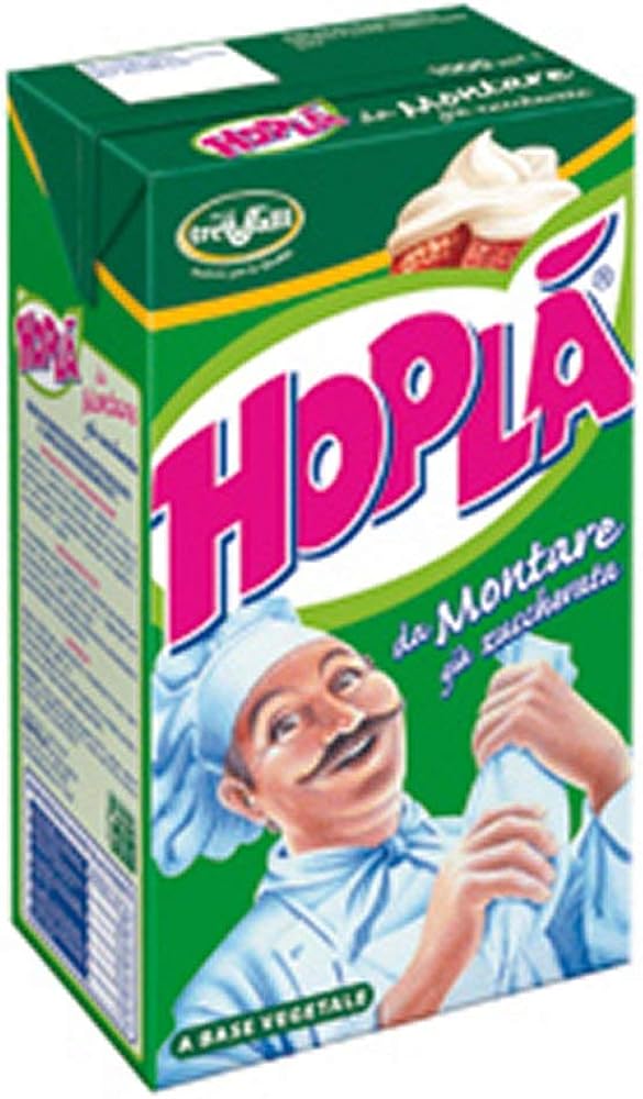 HOPLA' KITCHEN SUGAR MOUNTING CREAM 1000 ML FOR SWEETS STRAWBERRY FRUIT ...