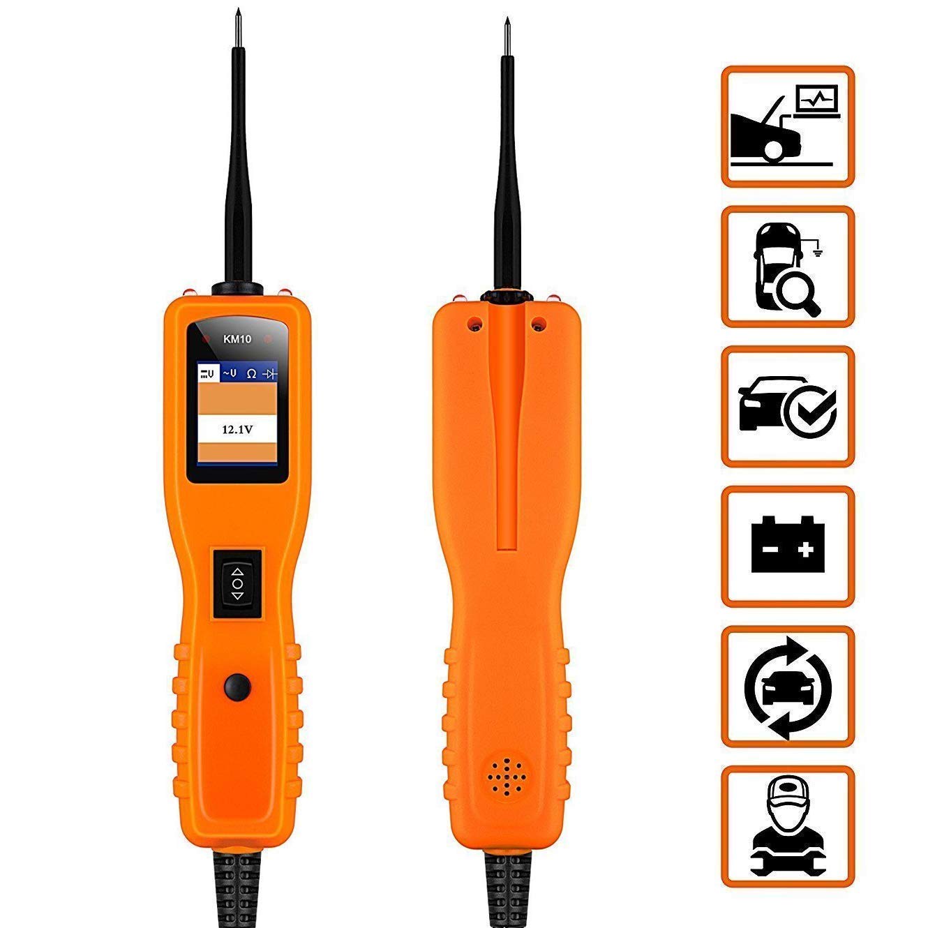 Automotive KM10 Automotive Circuit Tester Power Probe Kit Diagnostic ...