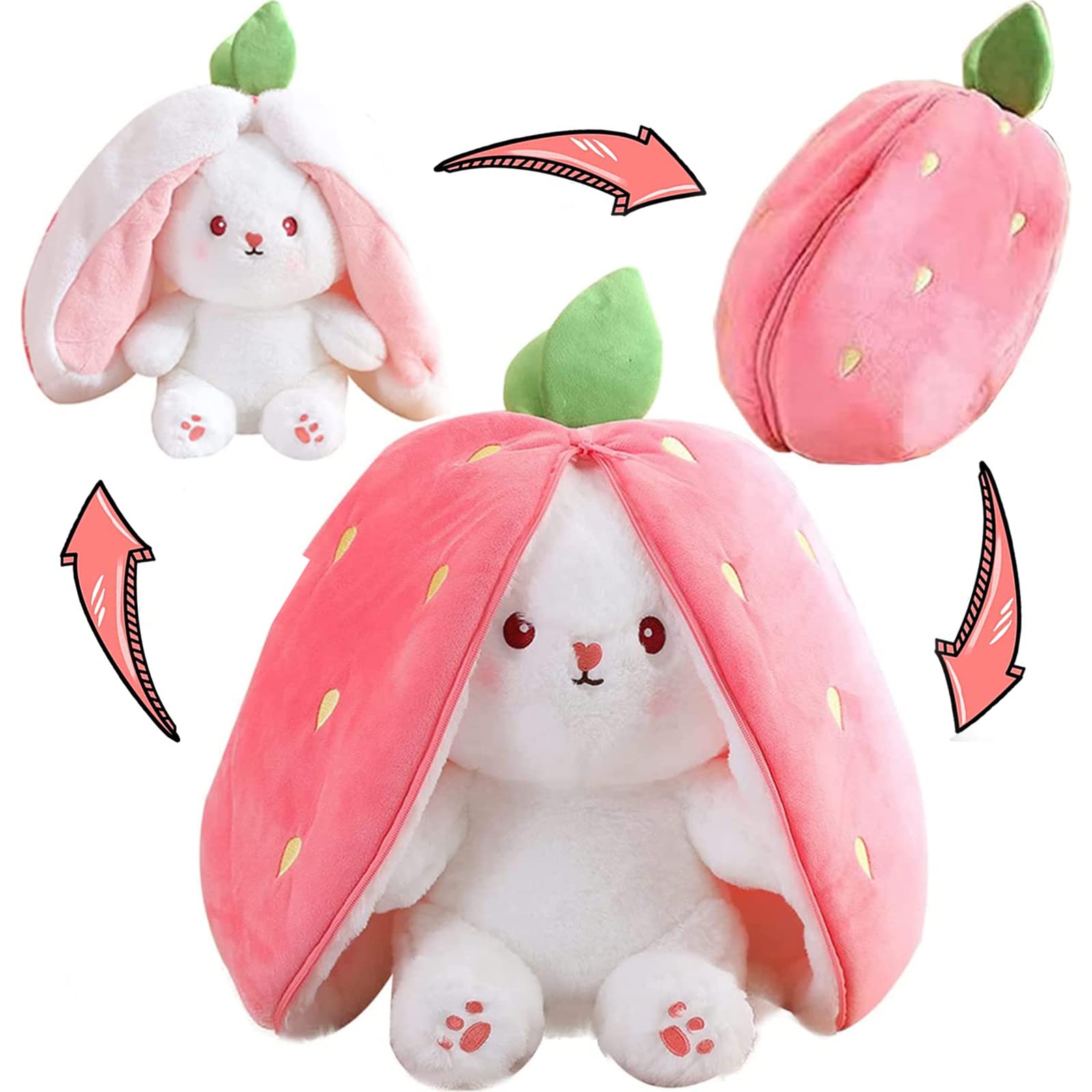 Mua MIAODAM Bunny Stuffed Animal Reversible Cuddle Bunny Stuffed ...