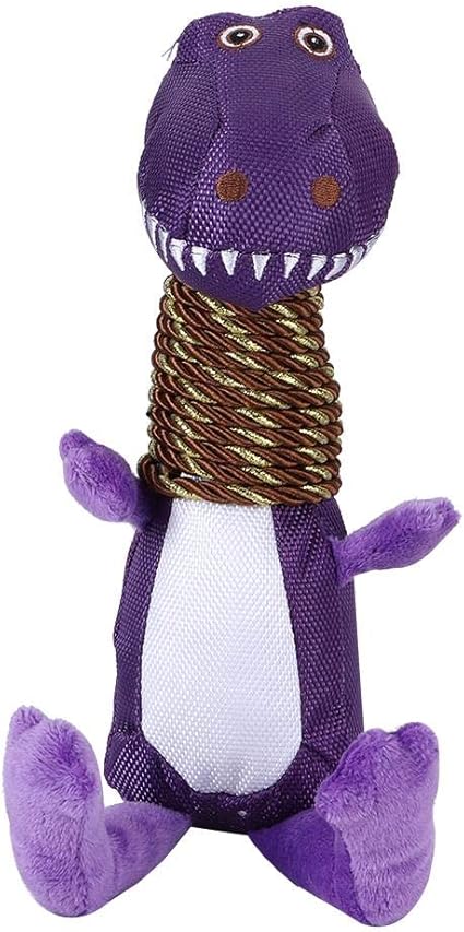 【𝐒𝐩𝐫𝐢𝐧𝐠 𝐒𝐚𝐥𝐞 𝐆𝐢𝐟𝐭】Dinosaur Shape Plush Dog Toy, Sounding Cute Dog ...