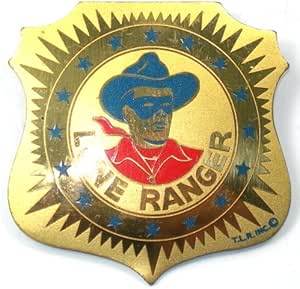 Amazon.com : Early 1950s Lone Ranger Brass Badge from The Lone Ranger ...