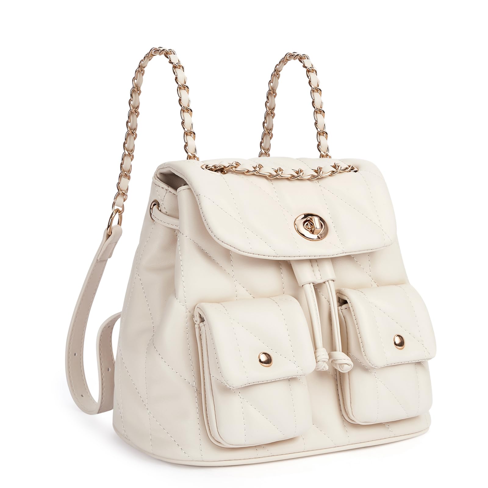 CLUCI Small Backpack Purse for Women,Mini Vegan Leather Tabby Backpack ...