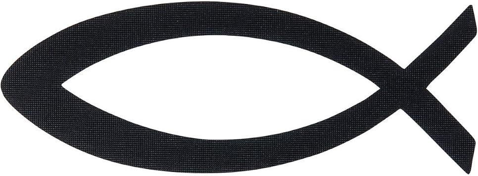 Christliche Geschenkideen °* Auto-Aufkleber Fisch Ichthys 9cm ...