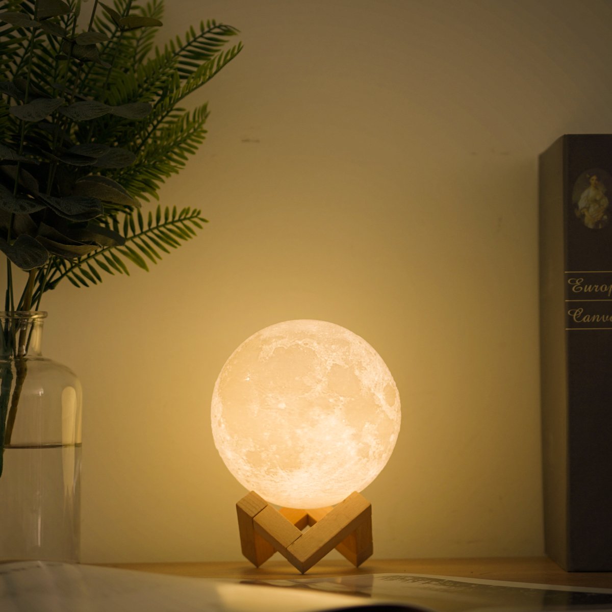 Mydethun Moon Lamp Moon Light Night Light for Kids Gift for Women USB ...