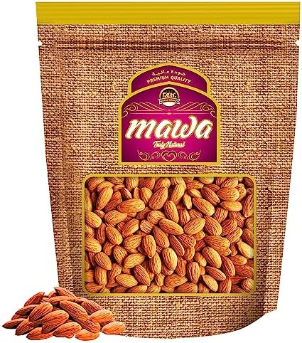 Mawa Raw Almonds Regular 1kg | Badam | NPX 32/34 size | USA Origin ...
