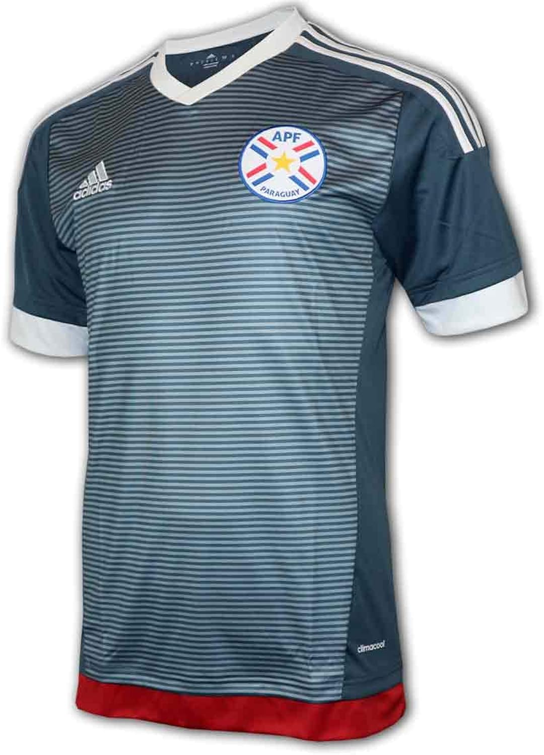 adidas Camiseta de visitante del Paraguay temporada 15/16, color gris ...