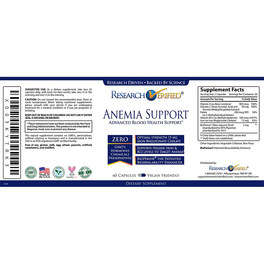 Mua Anemia Support - Replenish Iron, Regulate Hemoglobin, Improve ...