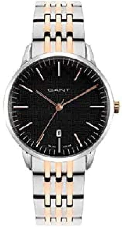 Gant Mens Analogue Quartz Watch with Stainless Steel Strap ...