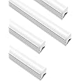 LightingWill T5 Integrated Fixture 4FT, Warm White 3000-3500K, 20W ...