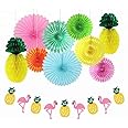 Amazon.com: Hawaiian Luau Party Decorations Kit - Pink Flamingo Decor ...