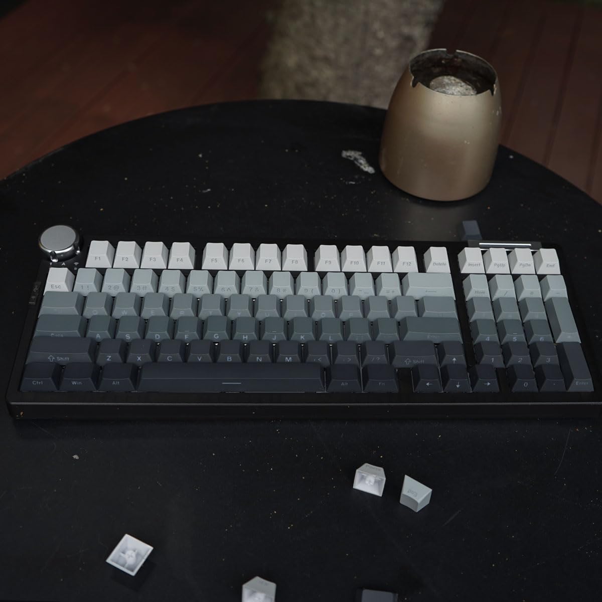 Mua PBT Doubleshot Backlit Keycaps Gradient Gray Shine Through OEM ...