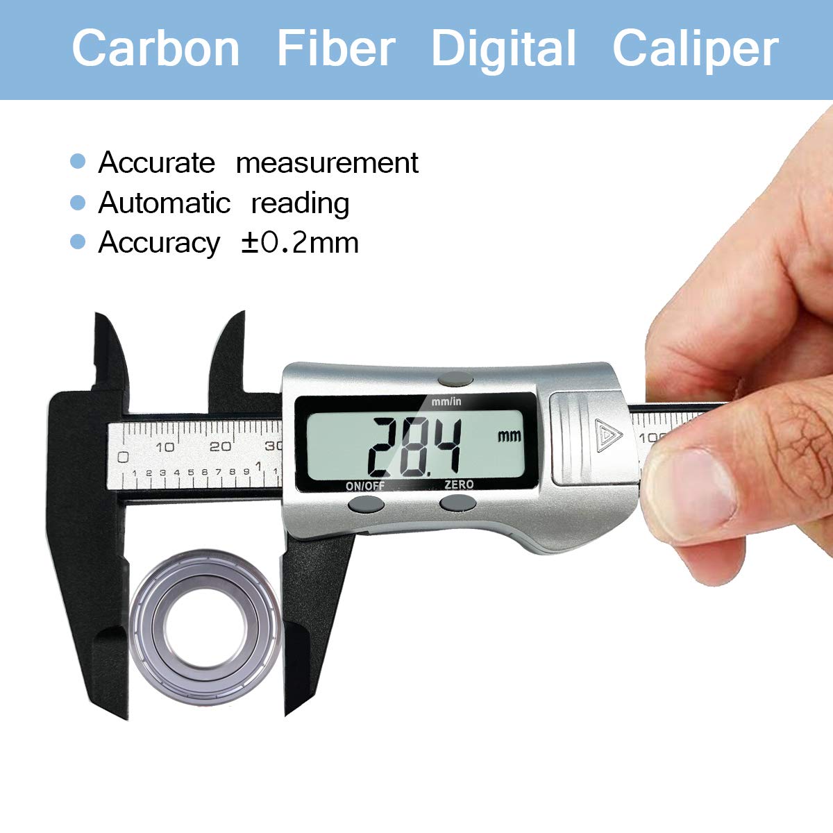 HahaGo Digital Vernier Caliper 150mm 6inch with Large LCD Display ...