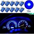 Amazon.com: Guage Cluster Speedometer Light Bulbs - 10pcs Blue T5 B8.5D ...