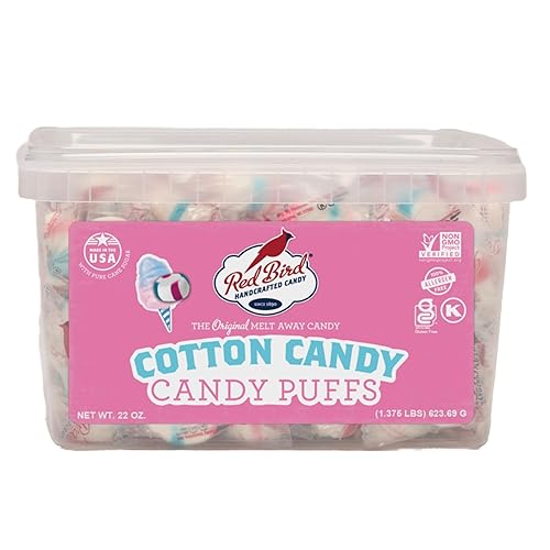Red Bird Cotton Candy Flavored Candy, Mints Individually Wrapped ...