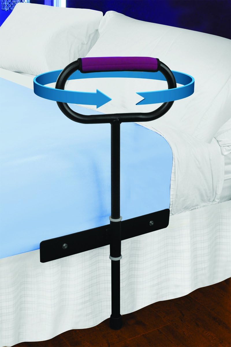 CUSHIONED BEDSIDE SUPPORT RAIL – GREAT SUPPORT FOR GETTING IN AND OUT ...