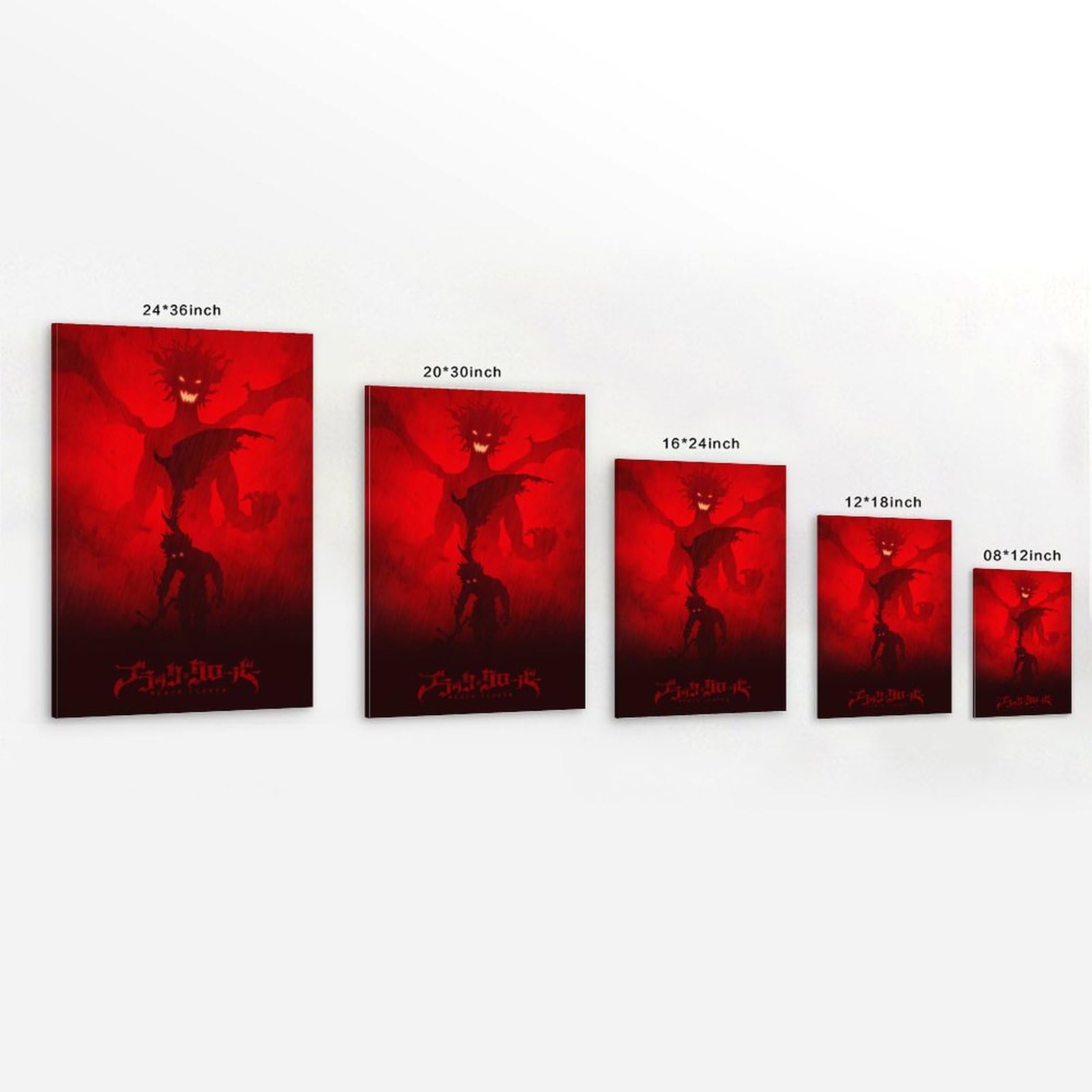 Clickting Black Clover Anmie Poster Asta Comic Canvas Art Poster And ...