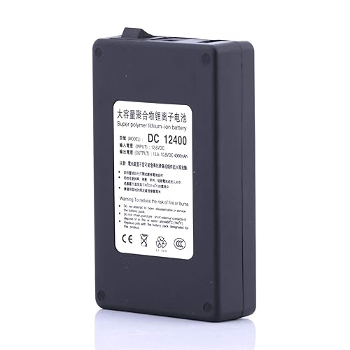 ABENIC DC 12V 2A (24W) 4000mAh Rechargeable Protable Lithium ion ...