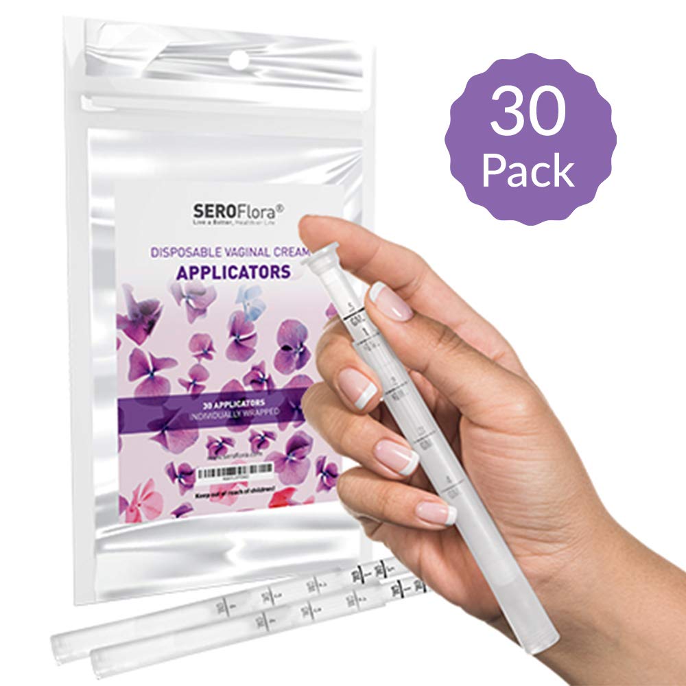 Seroflora Disposable Vaginal Cream Applicators - Fits Premarin, Estrace ...