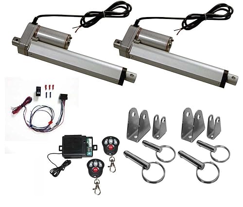 MPC 2 Heavy Duty Linear Actuator 12v, 6" Stroke: Includes Remote Switch ...