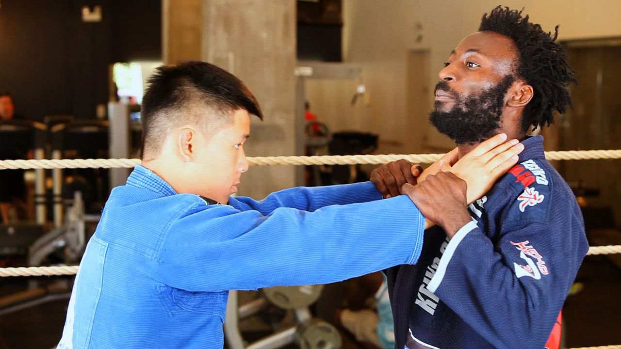 Watch How to Get Out of a Two-Handed Front Choke in Jiu Jitsu on Amazon ...