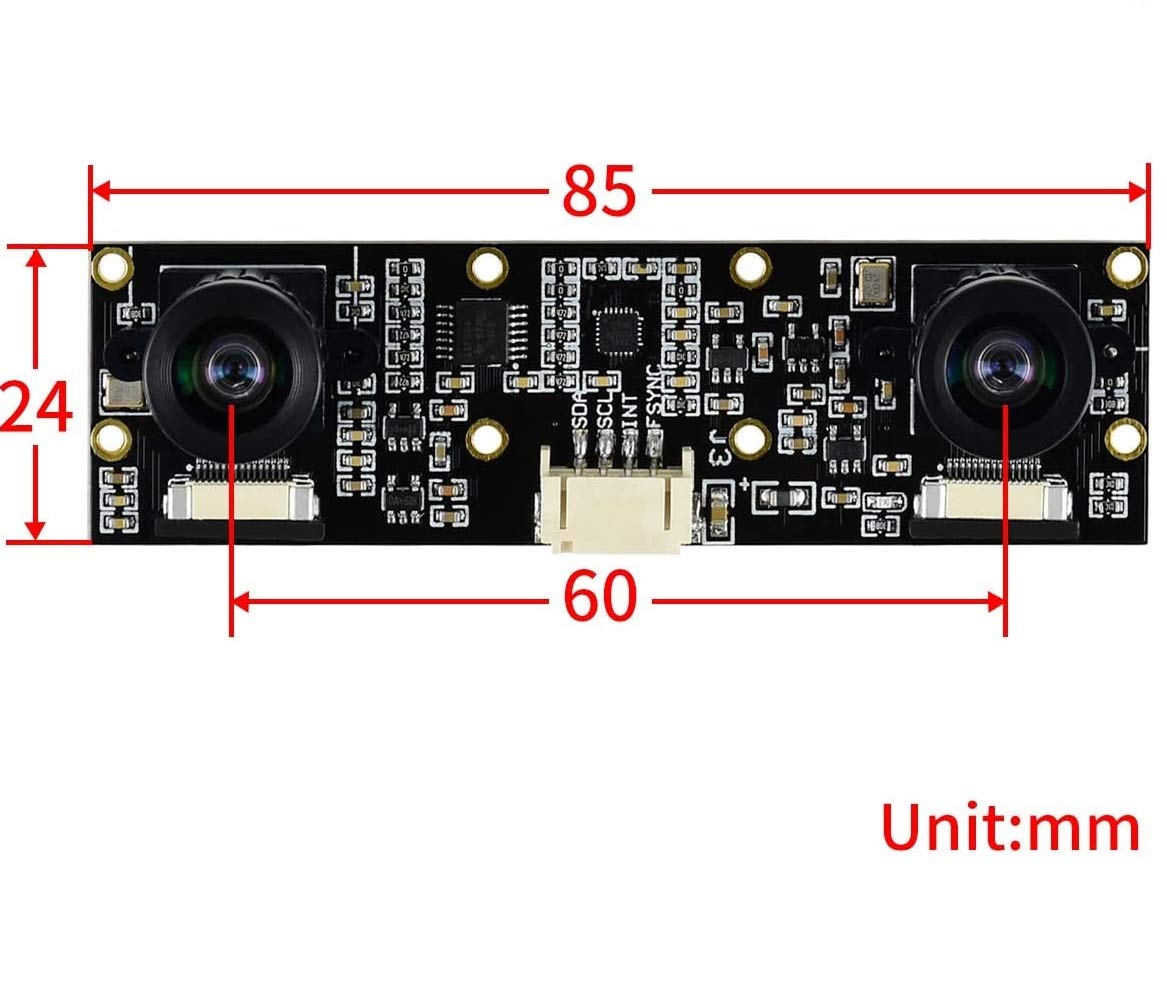 Mua waveshare IMX219-83 Stereo Camera 3280 × 2464 Resolution 8 ...