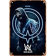 Amazon.com: Whiasegry Alan Walker Poster Tin Sign Vintage Wall Art ...