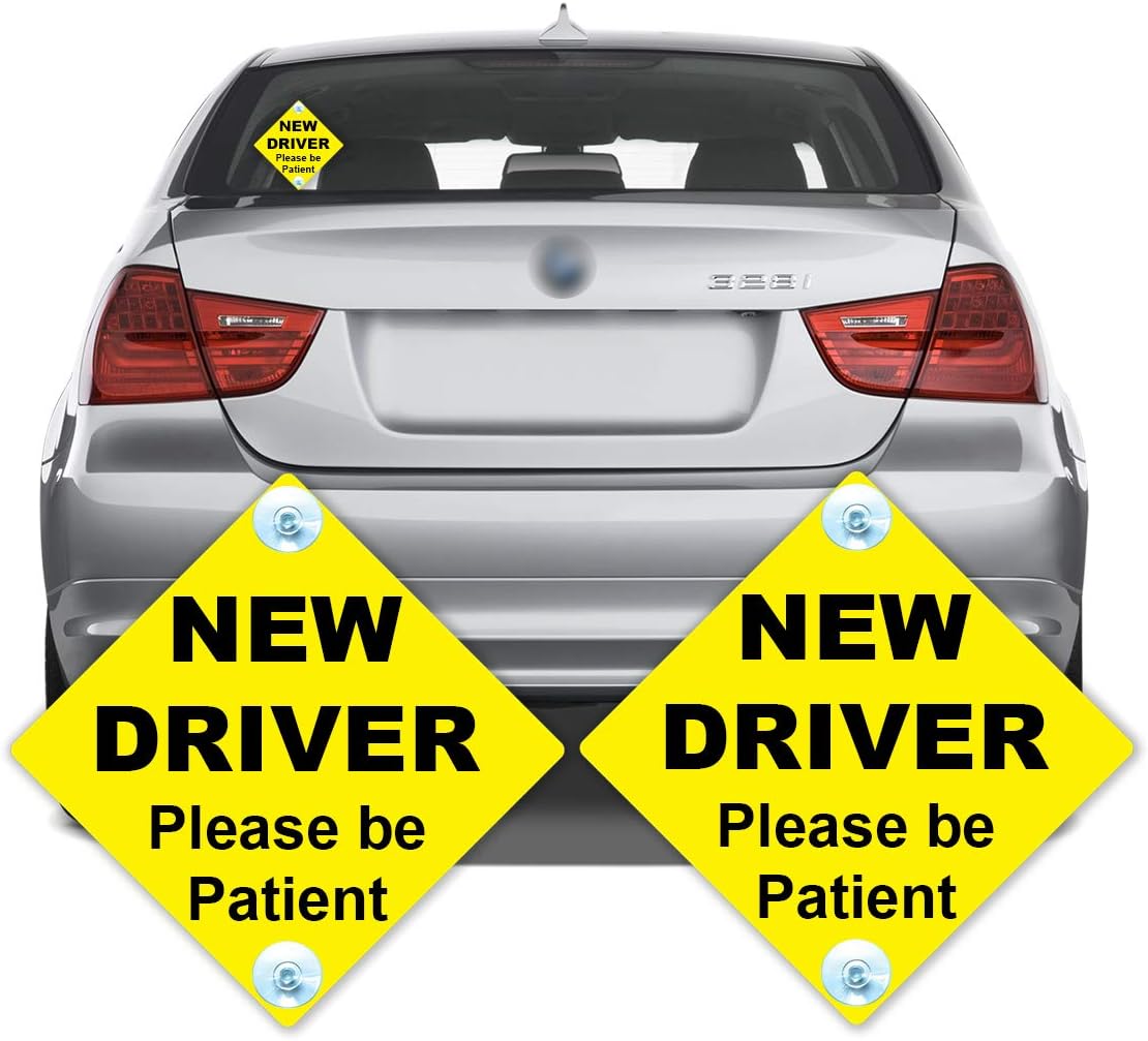 New Driver Sign For Car Window - New Driver Sticker For Car - New ...