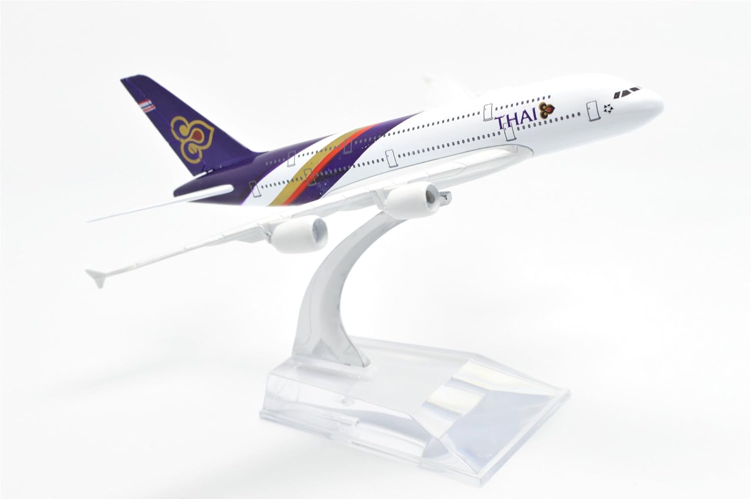 TANG DYNASTY(TM 1:400 16cm Air Bus A380 Thai Airways Metal Airplane ...