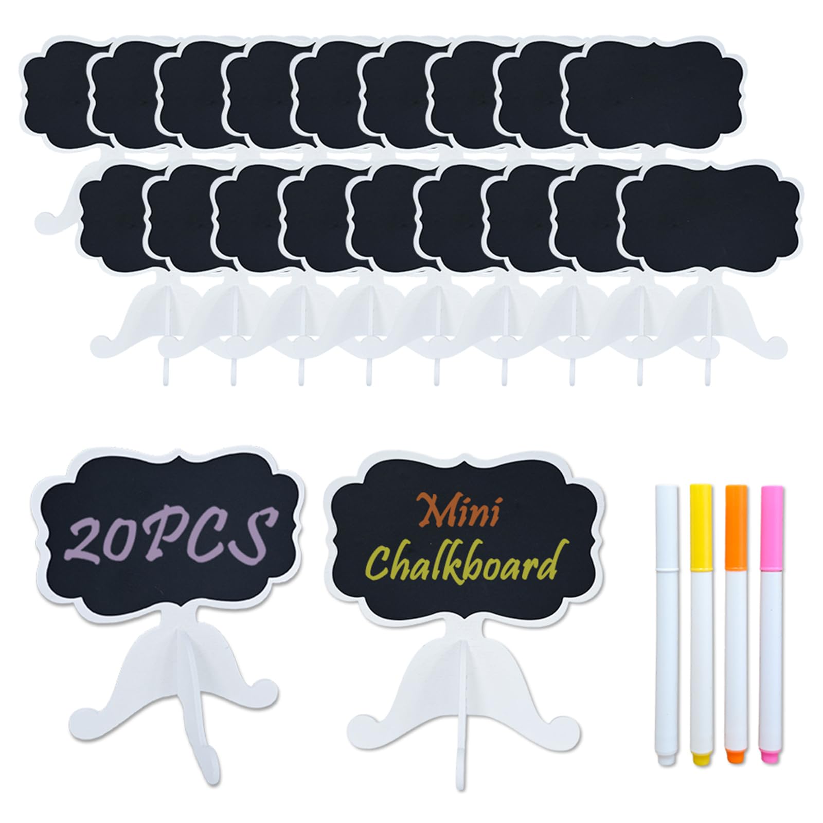 Mua OurWarm 20Pcs Mini Chalkboard Signs, Wooden Small Chalk Board Signs ...