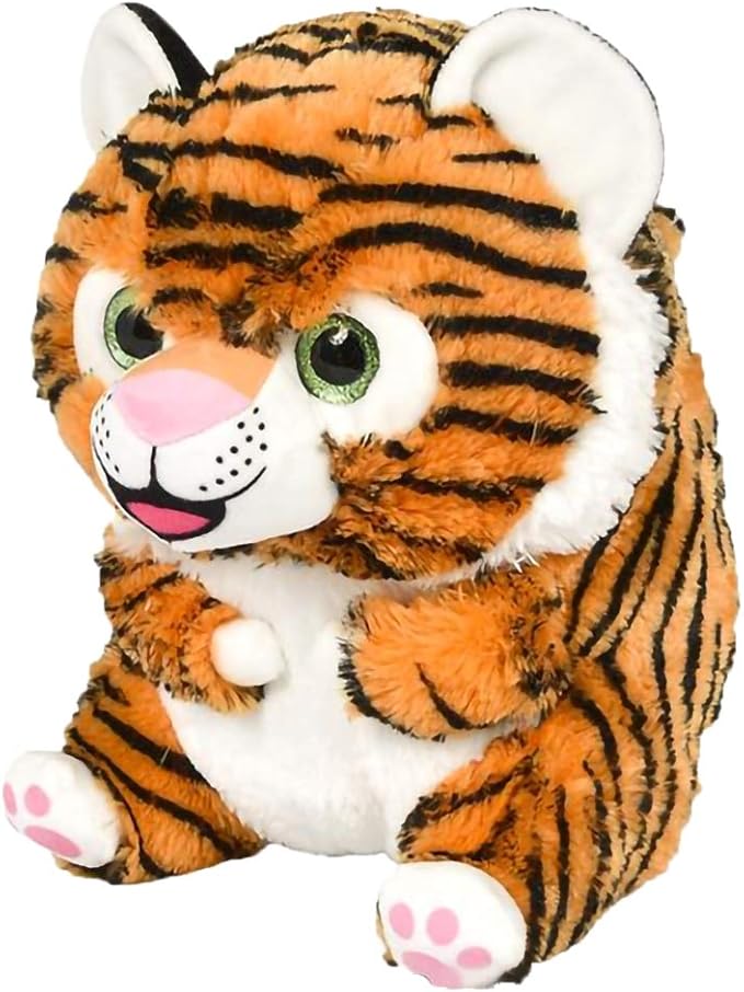Amazon.com: ArtCreativity Belly Buddy Tiger, 10 Inch Plush Stuffed ...