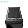 GOLDEN FIELD Z20 Computer Case with 3 RGB Fans Mid Tower Gaming PC Case ...