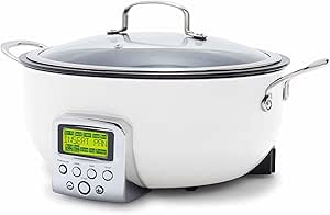 Amazon.com: GreenPan Essential Smart Electric 6QT Skillet Pot, Presets ...