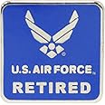 Amazon.com: US Air Force Retired 5/8" Lapel Pin : Clothing, Shoes & Jewelry