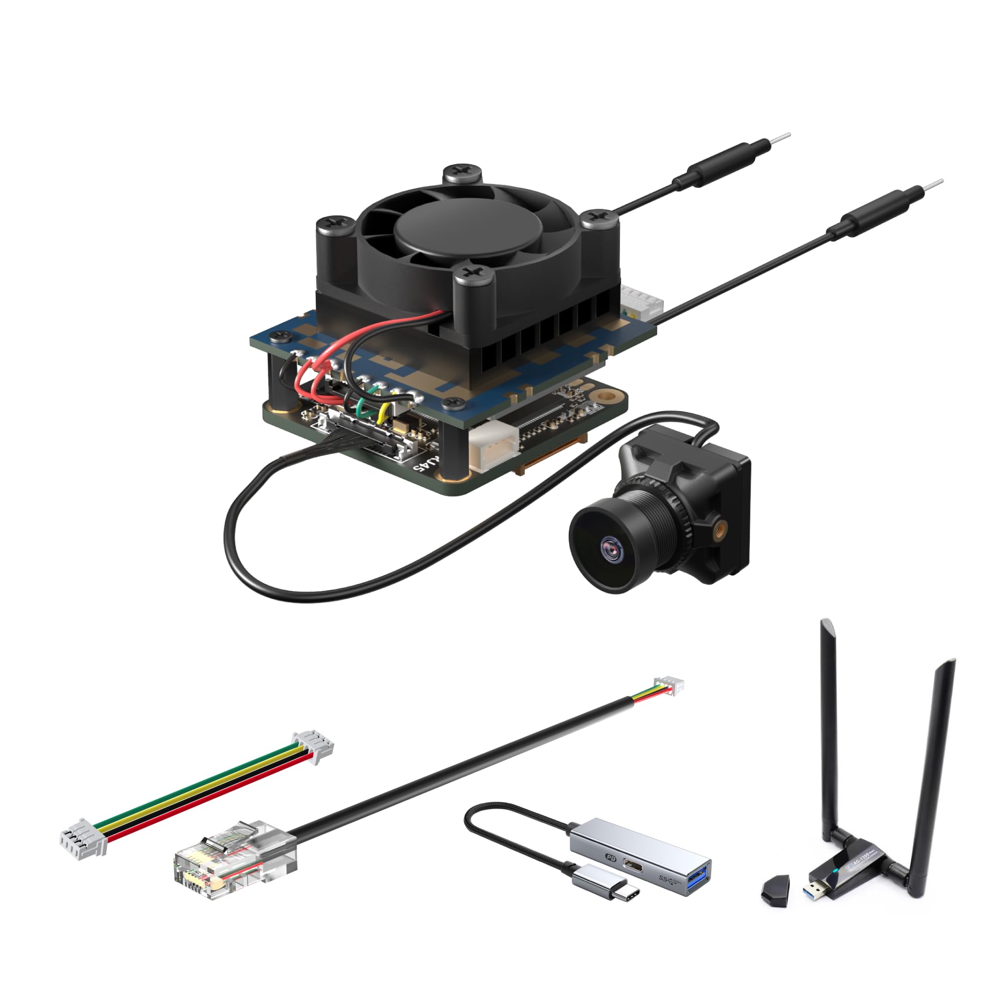 RunCam WiFiLink Digital HD FPV System Kit with Micro FPV Camera & VTX ...