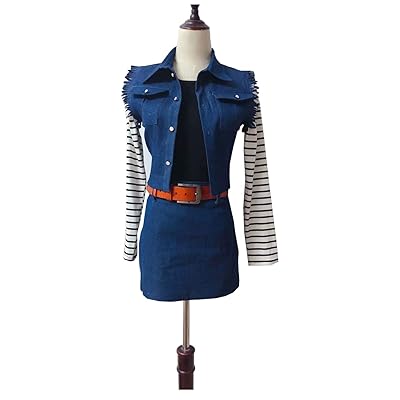 Disfraz de cosplay Dragon Ball Android 18 para mujer Chile | Ubuy