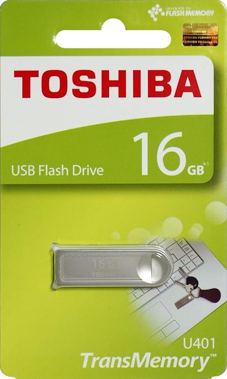 Amazon.com: Toshiba USB2.0 Flash Drive 16GB USB 2.0 Flash Disk TransMemory U401 Metal USB Stick ...