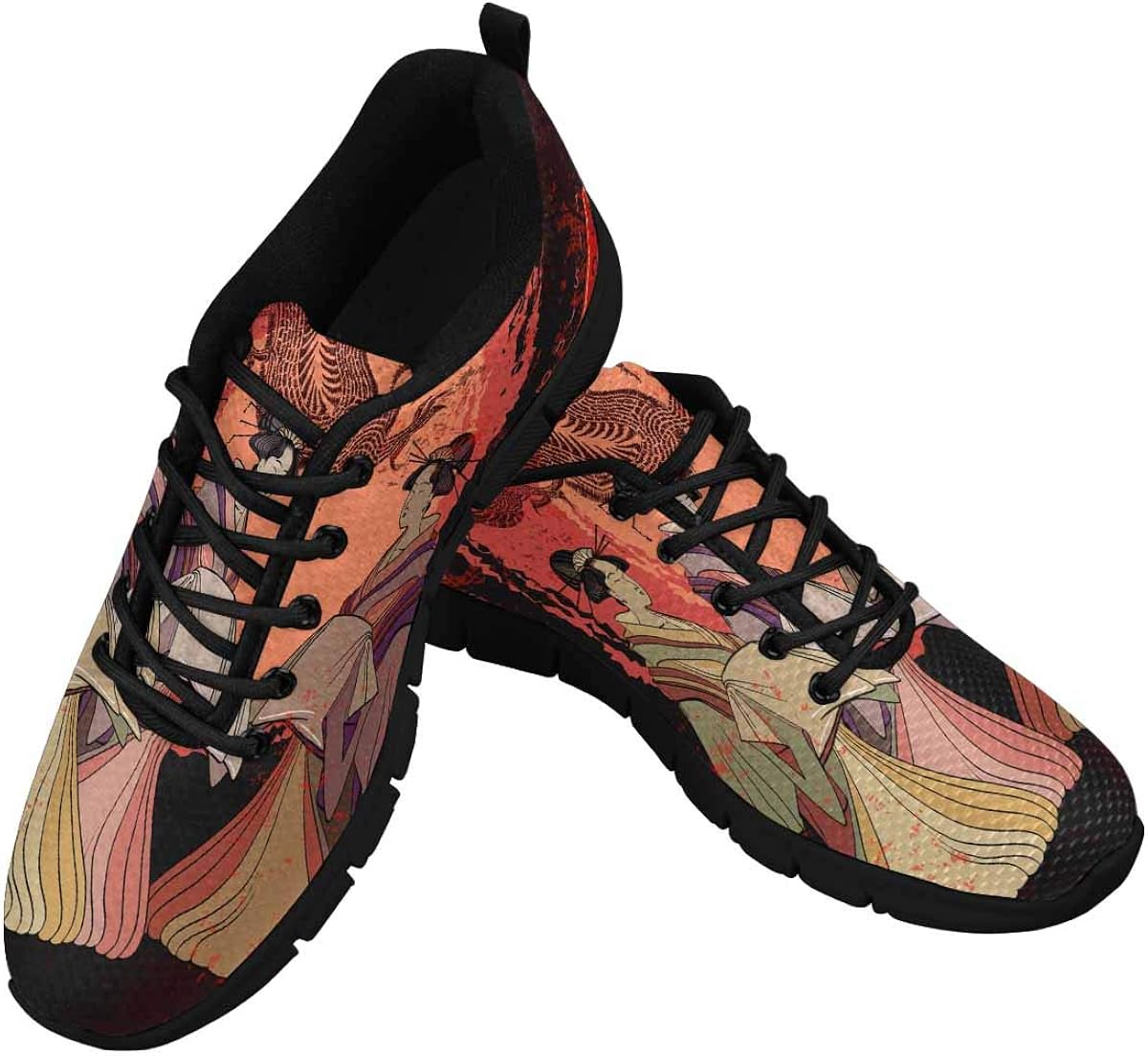 Amazon.com | INTERESTPRINT Traditional Japanese Dragons Women's ...